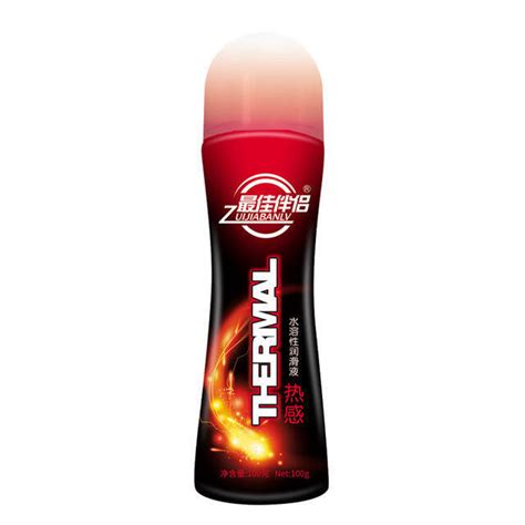 Thermal Sex Lubricant Water Base Male Female Antibacterial Adult