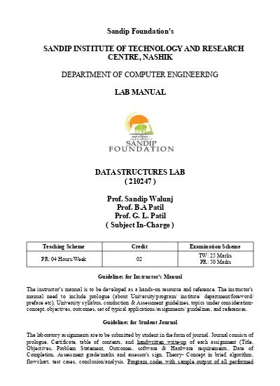 Dsl Lab Manual 2018 19pdf
