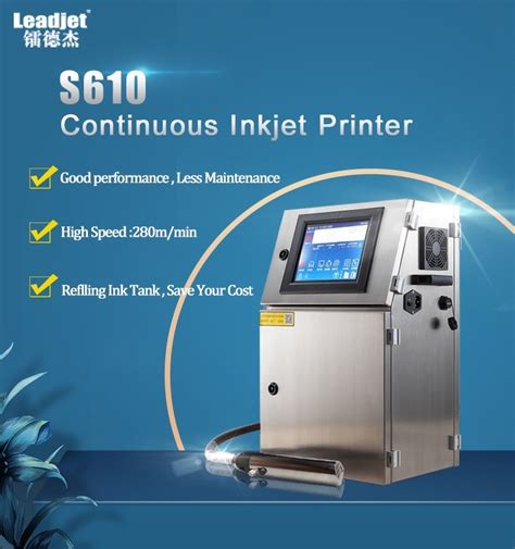 Continuous Cij Barcodeexpiry Date Marking Inkjet Printer Coding Machine China Inkjet Printer