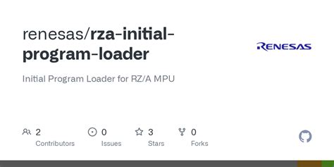 GitHub Renesas Rza Initial Program Loader Initial Program Loader For RZ A MPU