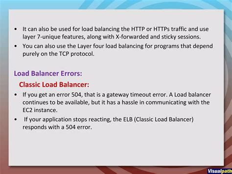 What Is Load Balancer In Aws And Types Of Load Balancers Ppt