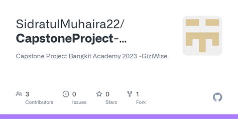 GitHub SidratulMuhaira22 CapstoneProject GiziWise Capstone Project