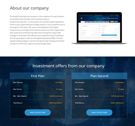 Hyip Php Script Goldcoders Demo 22 Php Market Open Source