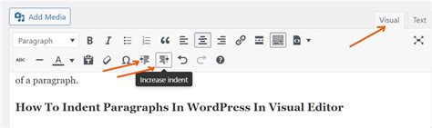 how to indent paragraphs in wordpress basicwebguide