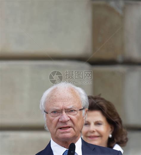 瑞典国王卡尔古斯塔夫贝尔纳多特十六世发表演讲高清图片下载 正版图片505287500 摄图网
