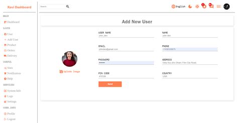 GitHub Ravig20 ADMIN DASHBOARD