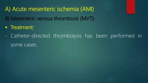 Mesenteric Vascular Disease Pptx