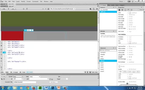 adding content to your layout using dreamweaver part 1 youtube