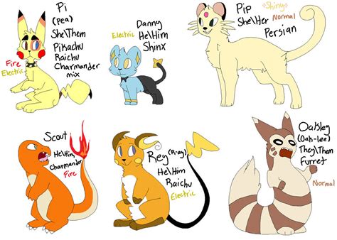 Pokemon Ref By Mousesqueaks On Deviantart