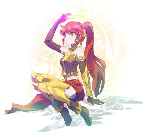 Pyrrha Nikos Rwby Drawn By Iesupa Danbooru