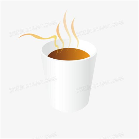 冒着热气的白色咖啡杯图片免费下载 PNG素材 编号vwxide607 图精灵