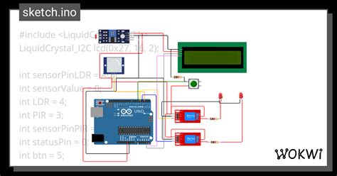 Uas Iot Lampu Teras Dan Kamar Mandi Wokwi Esp32 Stm32 Arduino Simulator