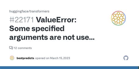 Valueerror Some Specified Arguments Are Not Used By The Hfargumentparser Local Rank0