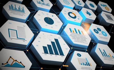Business Analytics And Data Science Concept With Graph And Chart Icons On