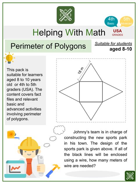 Polygon Worksheets 4th Grade
