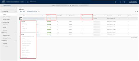 How To Remove A Stuck Vapp In Vmware Cloud Director Vcloud Vision