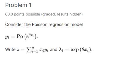 Solved Problem Points Possible Graded Results Chegg