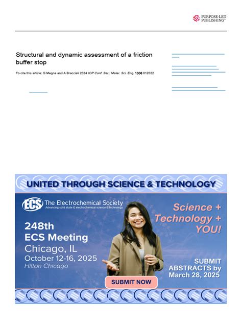 Structural And Dynamic Assessment Of A Friction Pdf Brake Force
