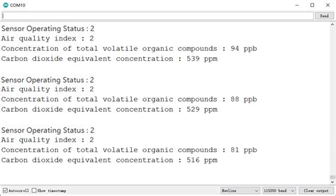 Ens160 Air Quality Sensor I2c Wiki Dfrobot