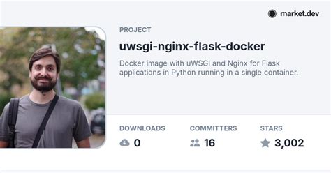 Uwsgi Nginx Flask Docker Ecosystem Directory Marketdev