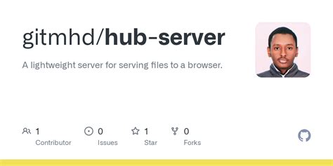 Github Gitmhdhub Server A Lightweight Server For Serving Files To A Browser