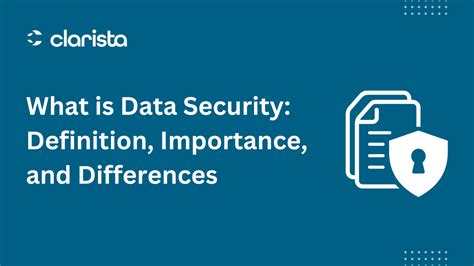 What Is Data Security Definition Importance And Differences