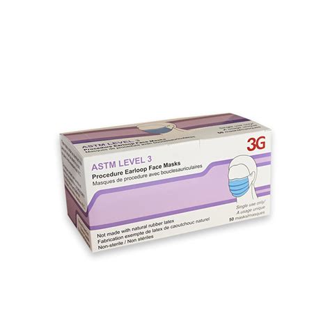 3g Procedure Earloop Face Masks Astm Level 3 Hada Pacific Enterprise