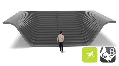 Parametric Architecture Sweeping Stairs Design Using Grasshopper For