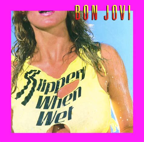 Bon Jovi Slippery When Wet T Shirt Cover Bon Jovi Amazonca Music