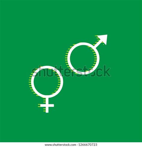 Sex Symbol Sign Vector White Flat Stock Vector Royalty Free Shutterstock