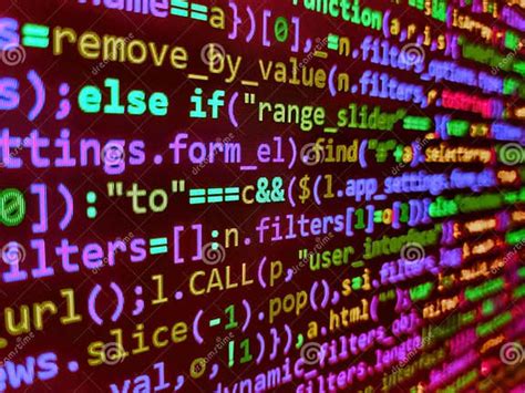 Simple Website Html Code With Colourful Tags In Browser View On Dark Background Data Bits
