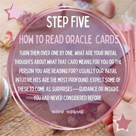 How To Read Oracle Cards ~ Step Five ️ Oracle Card Reading Tarot