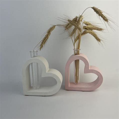 Ваза з колбою «серце №2 13х14 5 см — ціна 150 грн у каталозі Вази Купити товари для дому та