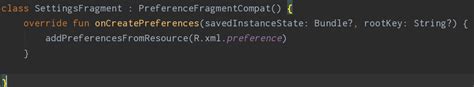 [android kotlin] set preference screen and send data to another