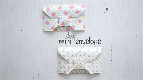 DIY Mini Envelope The Crafter Connection