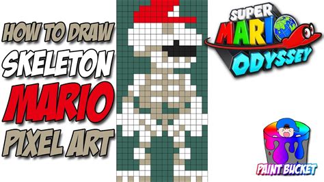 Super Mario Odyssey Pixel Art How To Draw A Super Mario Odyssey Pixel