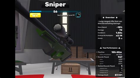 Sniper In Roblox Rivals Youtube