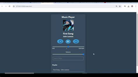 muhammad aamir on linkedin html css javascript codealpha internship musicplayer