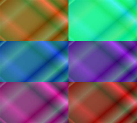 Six Sets Of Abstract Background With Bright Neon Glossy Gradient Blur Modern And Colorful