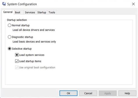 What Is Selective Startup Mode In Windows