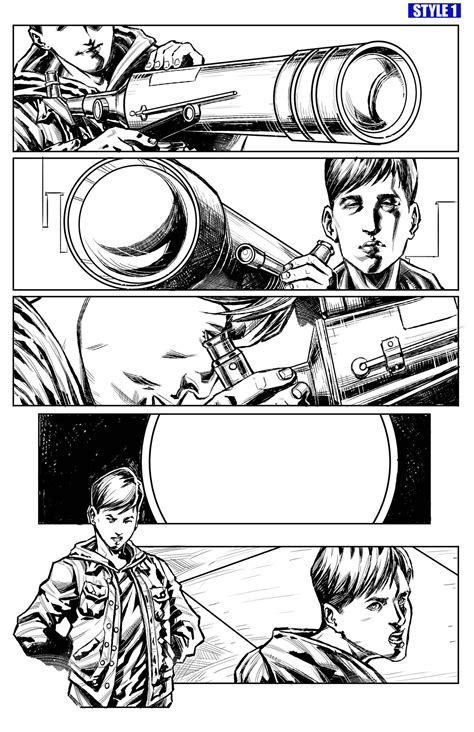 Sequential Art Sample Pencils And Inks By Tezco13 On Deviantart