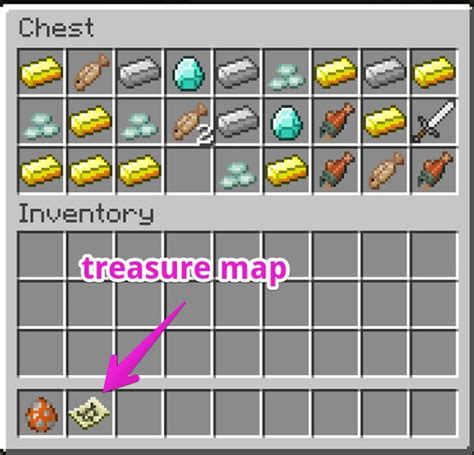 How To Find Use A Minecraft Buried Treasure Map