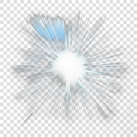 Bright Light Burst Premium Ai Generated Psd