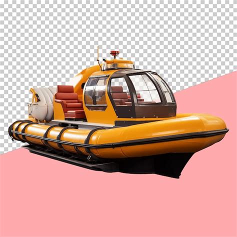 Premium Psd Hovercraft Boat