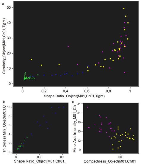 Ifc Discrimination Of The Morphotypes From P2 A Dot Plot Of The Download Scientific Diagram