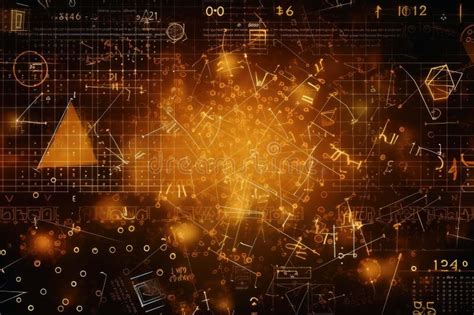 Mathematics Background With Lots Of Numbers And Symbols Created With Generative Ai Technology