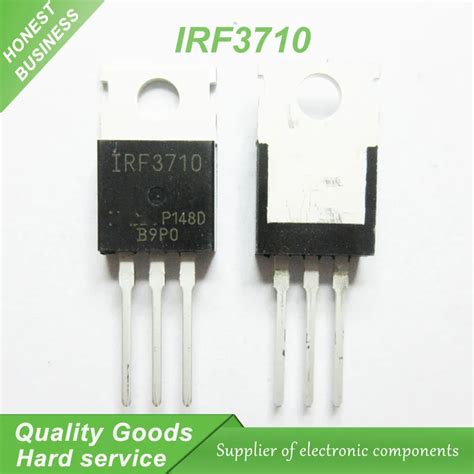 10pcs IRF3710 IRF3710PBF MOSFET MOSFT 100V 57A 23mOhm 86.7nC TO 220 new ...