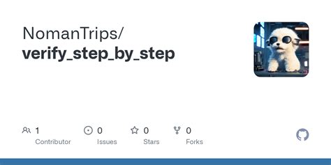 Github Nomantripsverifystepbystep