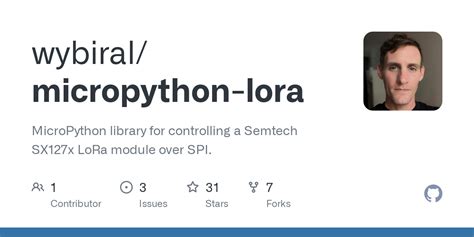 GitHub Wybiral Micropython Lora MicroPython Library For Controlling