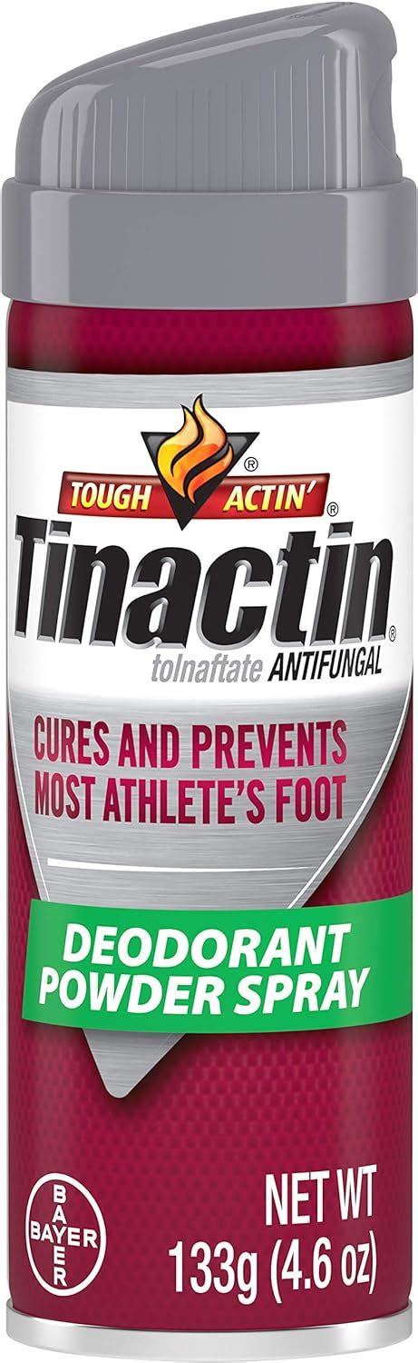 Tinactin Antifungal Aerosol Deodorant Powder Spray 46 Oz 133 Grams